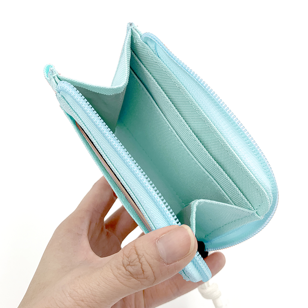 CARA Coins Wallet in DREAMY Light Blue/Light Grey — Grinstant | Mix and ...
